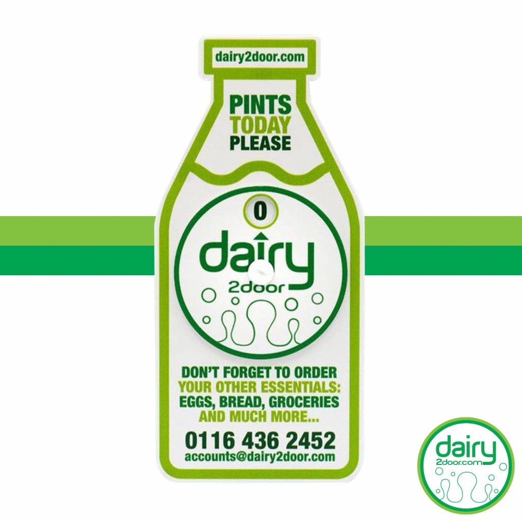 Milk Order Disc / Dial - Dairy2Door