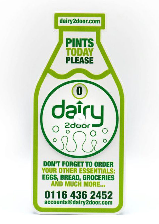 Milk Order Disc / Dial - Dairy2Door